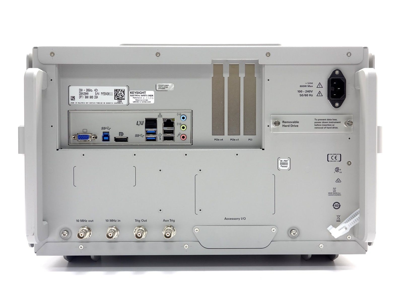 DSAV204A KEYSIGHT Infiniium V-Series Oscilloscope: 20 GHz, 4 Analog ...